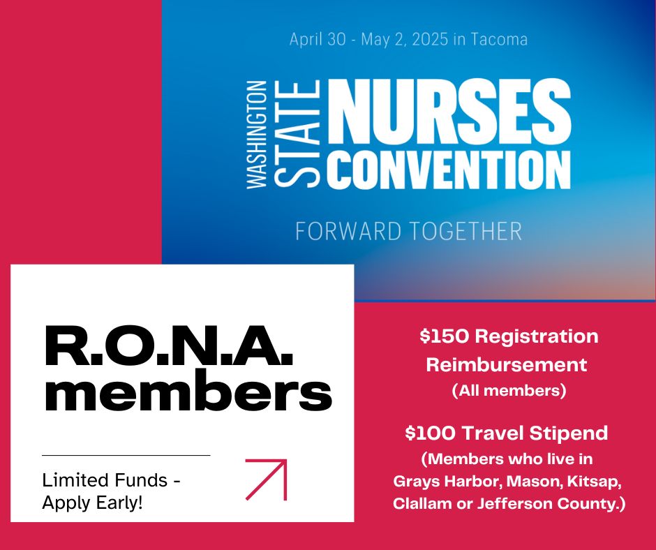 Member Reimbursement – WSNA 2025 Convention – Rainier Olympic Nurses ...
